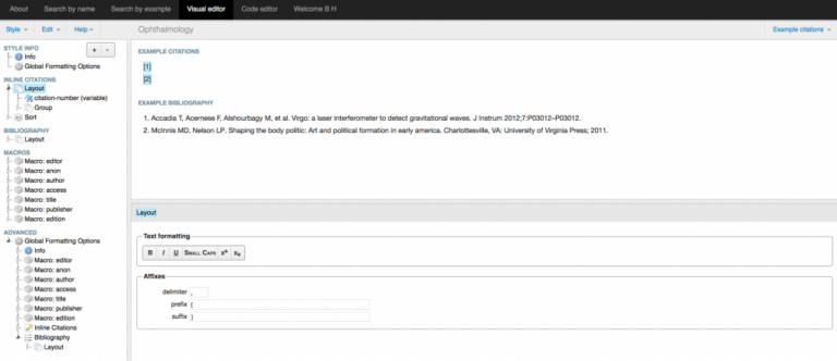 Journal Reference Style – Formatting with Mendeley | Sengi