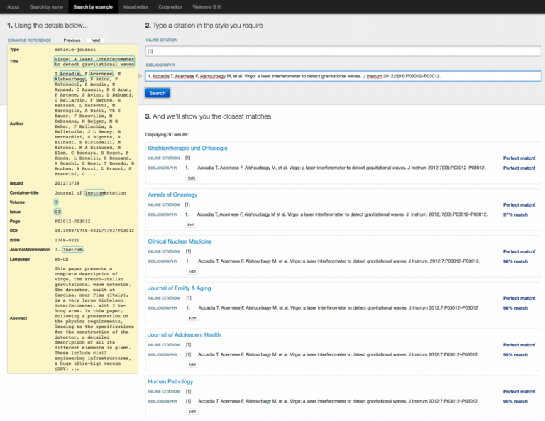 Journal Reference Style – Formatting with Mendeley | Sengi